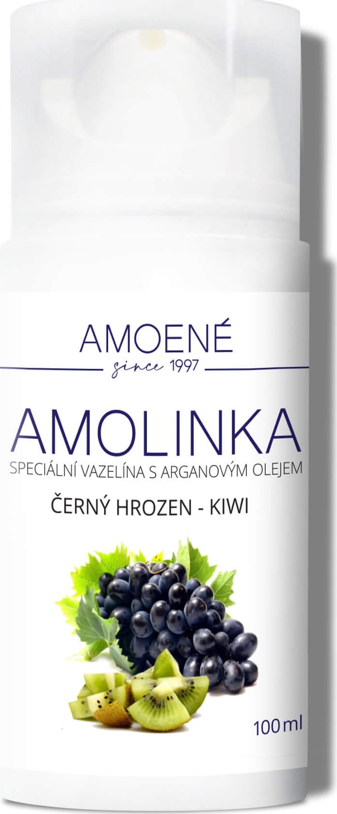 Amoene Amolinka vazelína s arganovým olejem kiwi/černý hrozen 100 ml od 195 Kč - Zbozi.cz