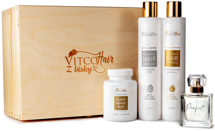 Vitco Herbal Perfect W P 50 ml + šampon 250 ml + kondicionér 250 ml ...