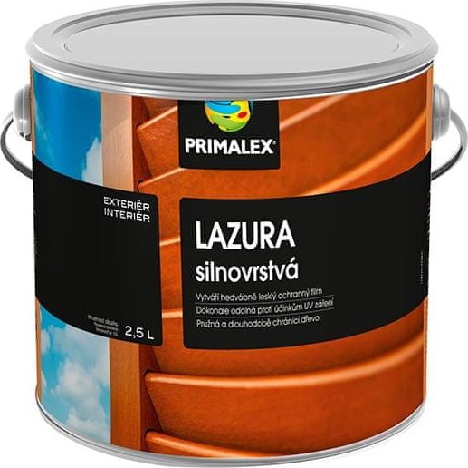 Primalex Lazura silnovrstvá 2,5 l P0022 palisandr od 1 109 Kč - Zbozi.cz