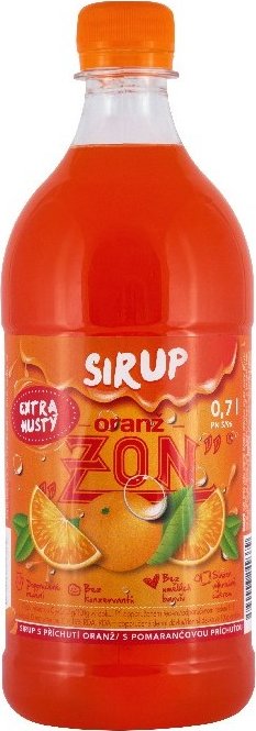 Zon Sirup oranž extra hustý 700 ml od 51 Kč - Zbozi.cz