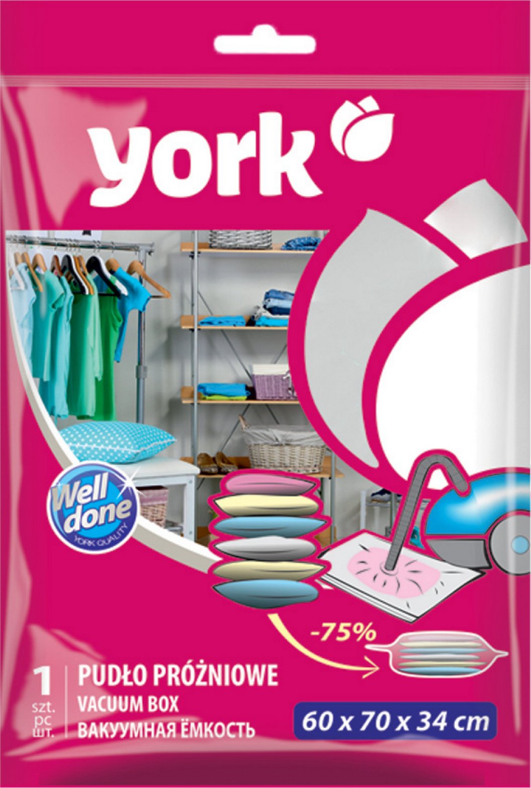 YORK PL Box úložný vakuovací 60 x 70 x 34 cm od 45 Kč - Zbozi.cz