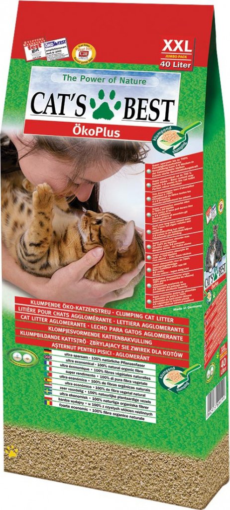 Cat's Best ÖkoPlus, 40 l od 650 Kč - Zbozi.cz