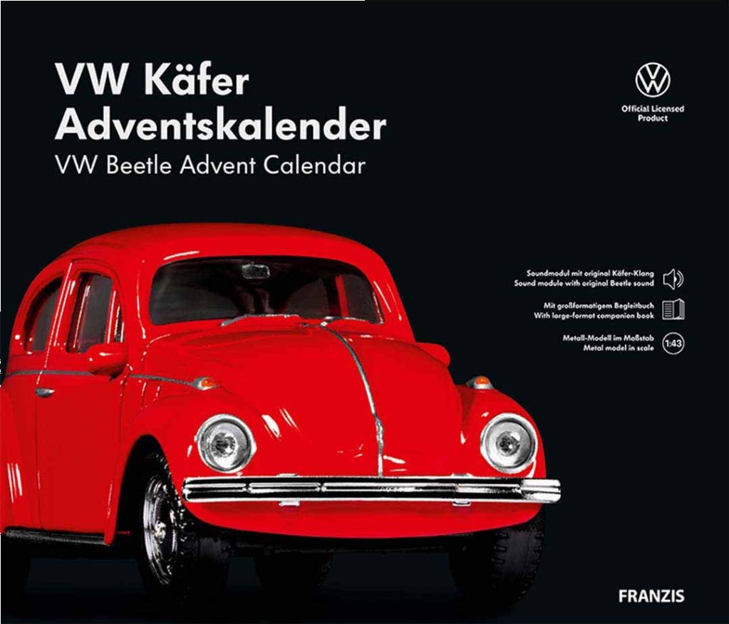 Franzis Verlag 55255-6 VW Brouk adventní kalendář - Zbozi.cz