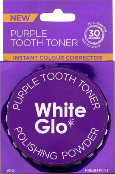 White Glo Purple Tooth Toner Polishing Powder pudr na zuby 30 g od 187 ...