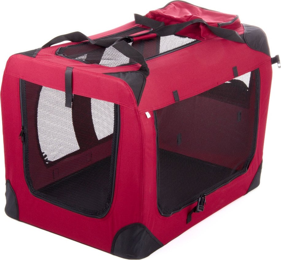 JK ANIMALS Přepravní plátěný box XL 58 x 58 x 81 cm červený od 309 Kč ...