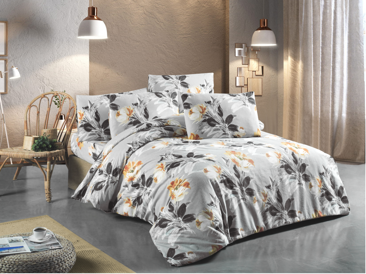 Brotex Ivy šedé 200 x 200, 2x 70 x 90 cm zipový uzávěr od 1 899 Kč ...