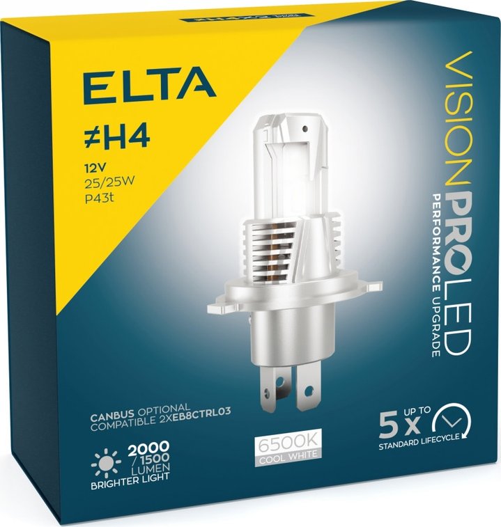 Elta EB8472TR VisionPro LED H4 12V od 1 395 Kč - Zbozi.cz