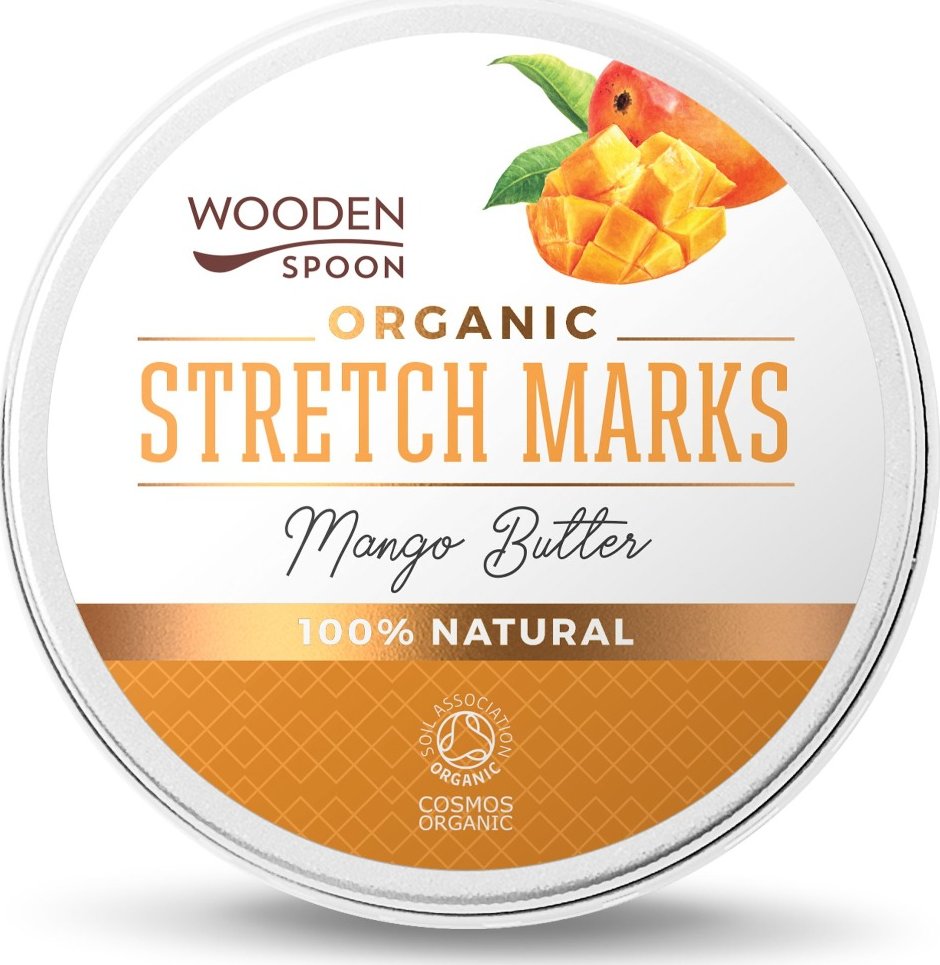 Wooden Spoon Organic Stretch Marks Mango Butter mangové máslo proti ...