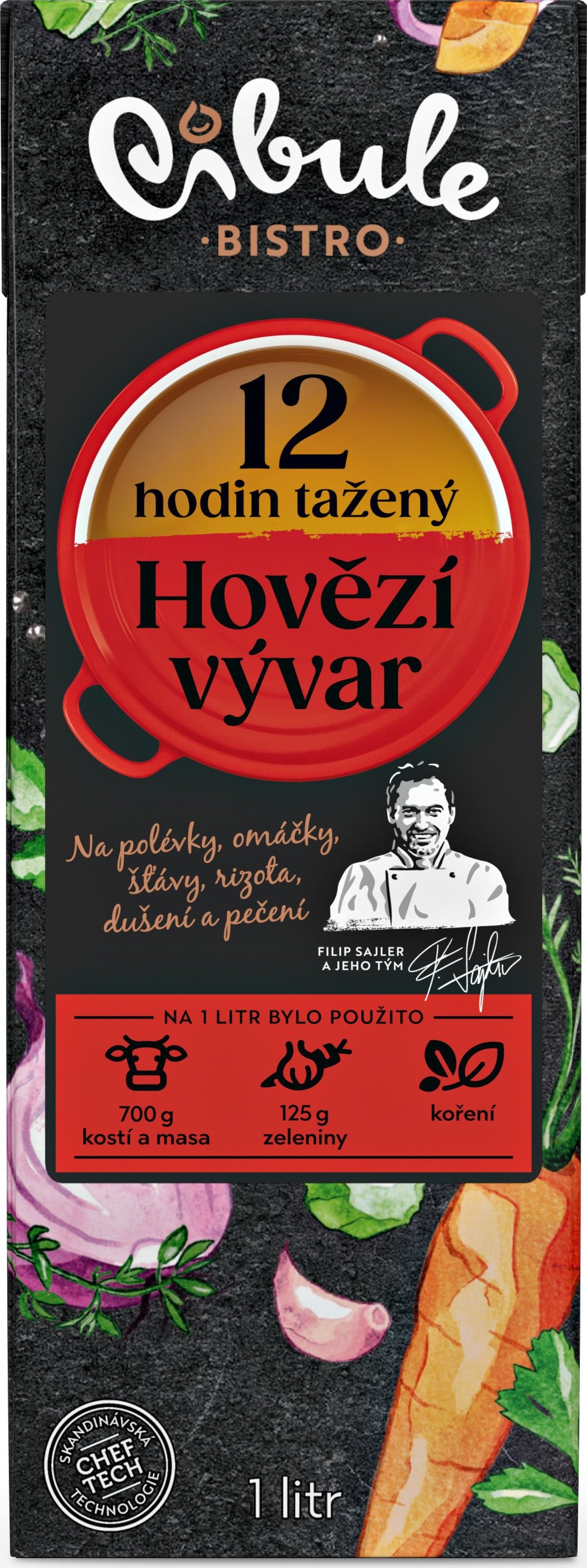 Cibule Bistro Vývar 12 hodin tažený 1 l hovězí od 100 Kč - Zbozi.cz