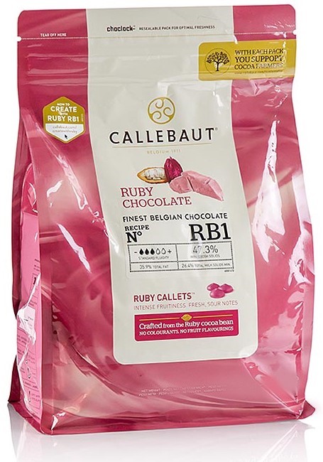 Callebaut Ruby Callets 250 g od 235 Kč - Zbozi.cz