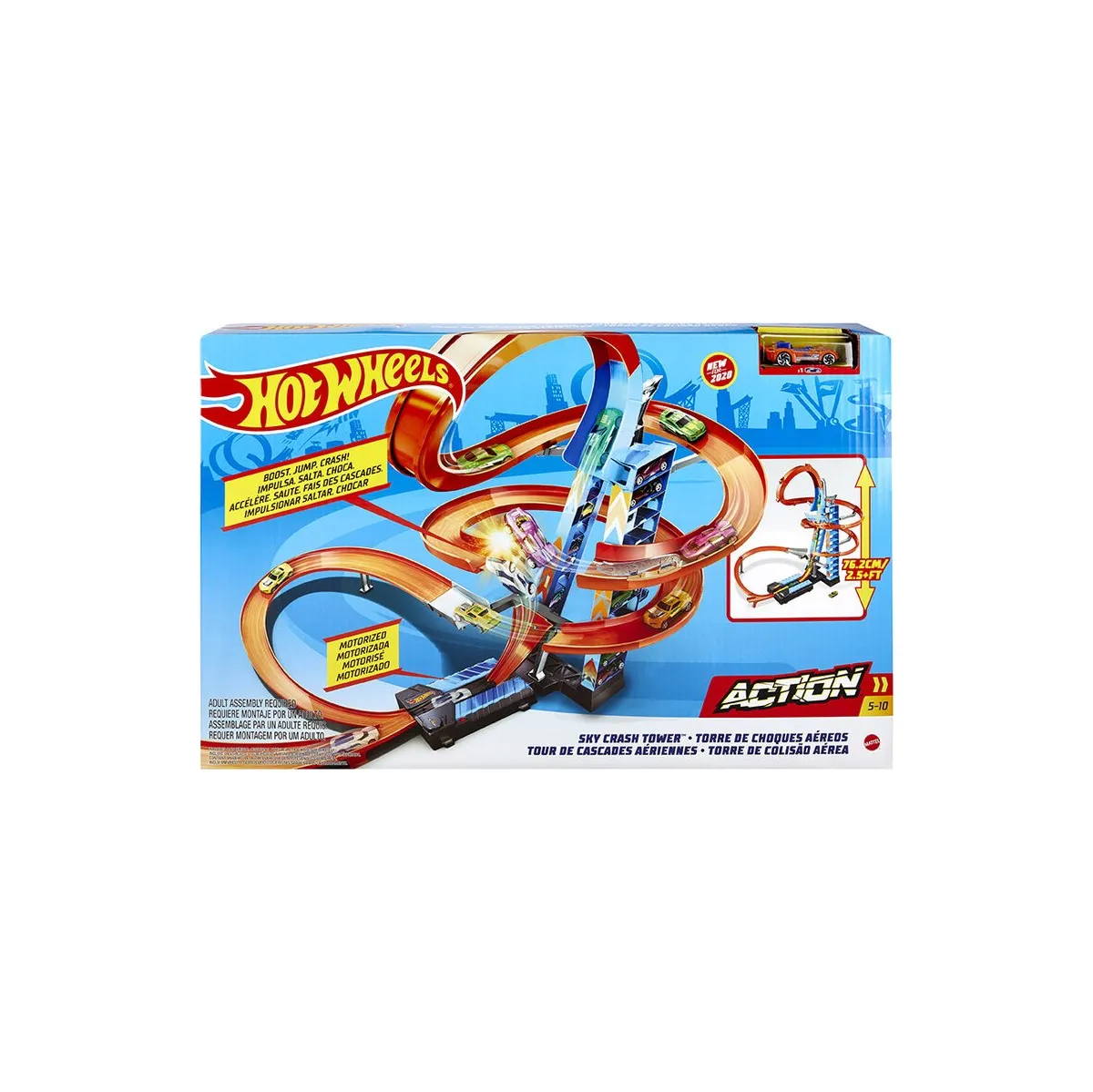 Foto Autodráha Mattel Hot Wheels padající věž - Zbozi.cz