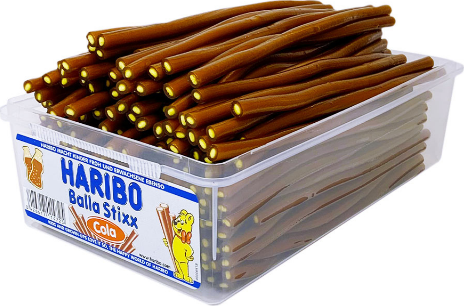 Recenze Haribo Balla Stixx pendreky Cola 150 ks - Zbozi.cz