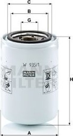 Mann-Filter W 935/1 od 251 Kč - Zbozi.cz
