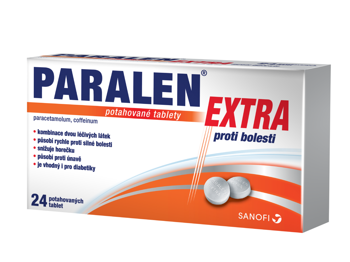 Paralen Extra 500/65 mg 24 tbl. - Zbozi.cz