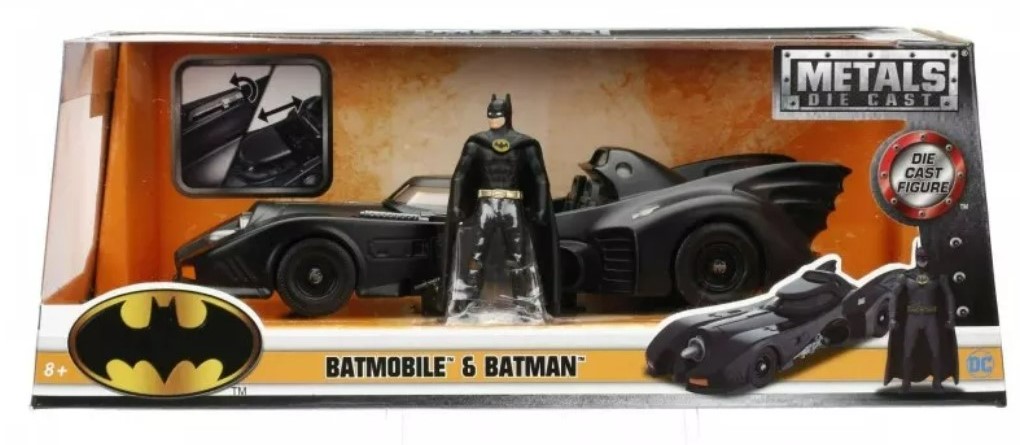 Foto Autíčko Metals Die Cast Batmobile & Batman 1989 - Zbozi.cz
