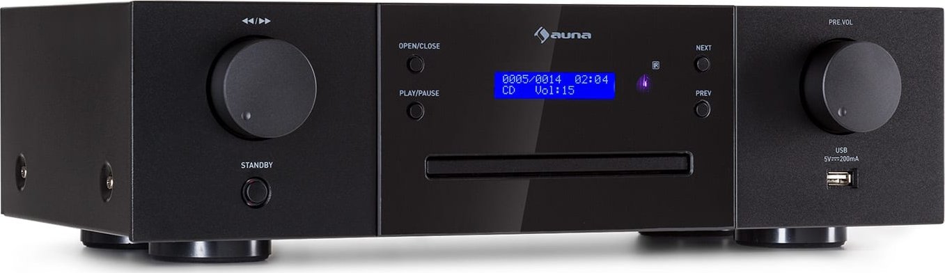 Auna AV2-CD-1000DG-BK černý - Zbozi.cz