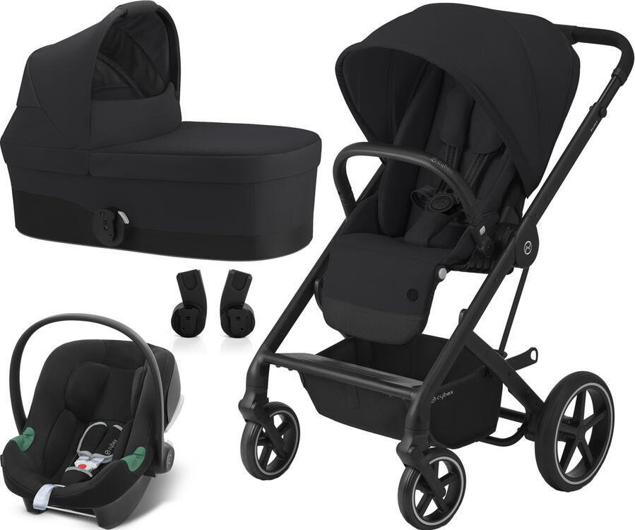 Cybex Set Balios S Lux Black 2022 Deep Black - Zbozi.cz