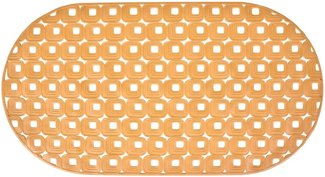 Protiskluzová podložka do vany a sprchy 70 x 39 cm meruňková - Zbozi.cz