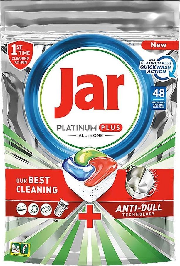 Jar Platinum Plus All in One Cool Blue, 42 ks od 483 Kč - Zbozi.cz