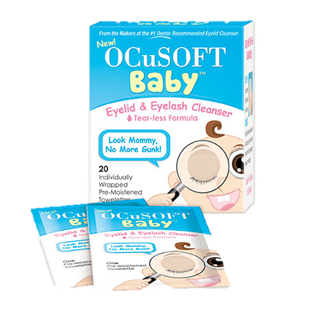 OCuSOFT Baby Eyelid & Eyelash Cleanser ubrousky 20 ks - Zbozi.cz