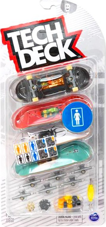 Tech Deck Girl 4Pk Fingerboard - Zbozi.cz