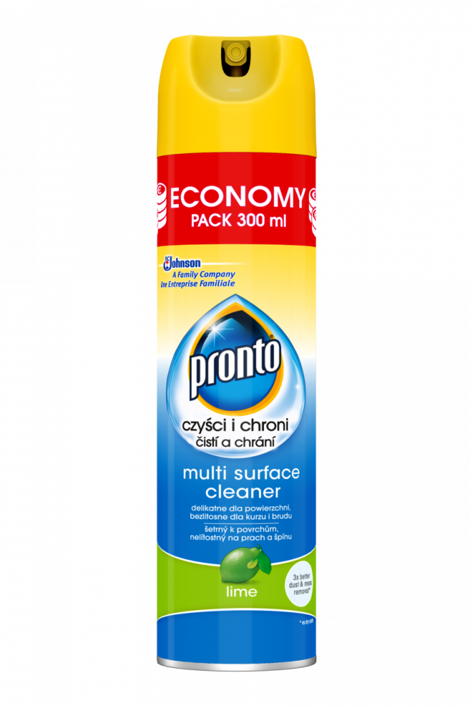 Pronto Multi Surface Cleaner sprej proti prachu limetka 300 ml od 89 Kč ...