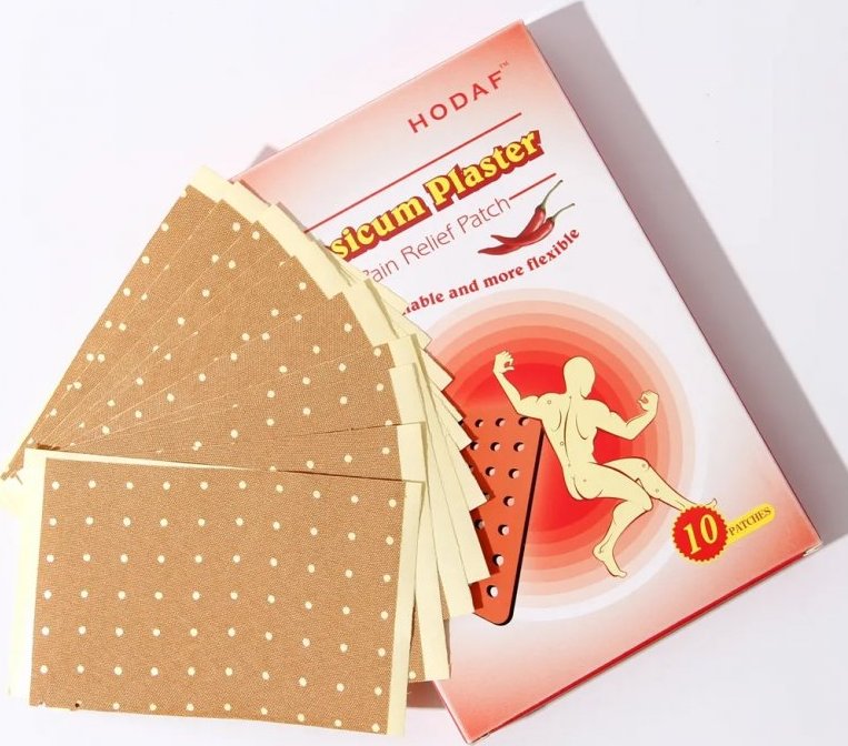 Hodaf Kapsaicinové hřejivé náplasti 10 ks od 109 Kč - Zbozi.cz