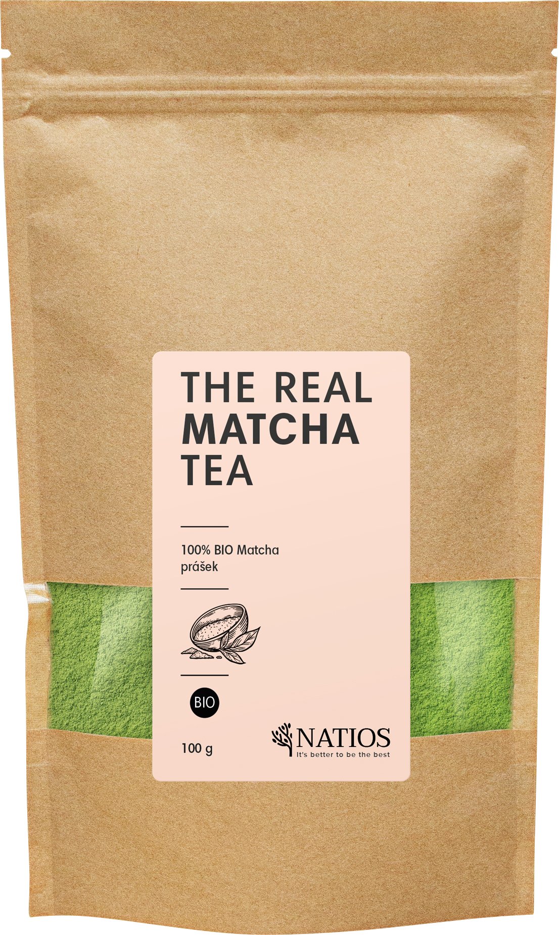 Recenze Natios The Real Matcha Tea BIO 100 g - Zbozi.cz