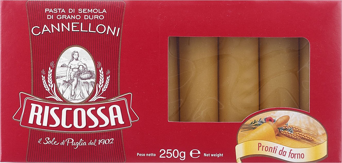 Pastificio Riscossa Cannelloni 250 g od 46 Kč - Zbozi.cz