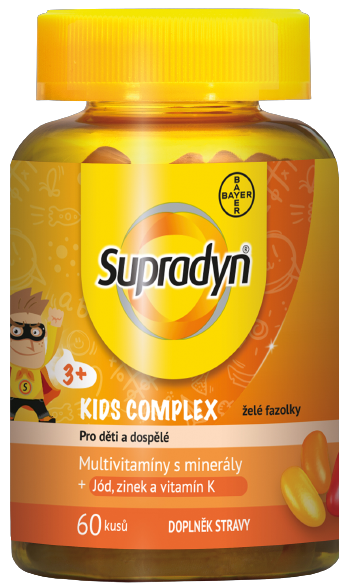 Bayer Supradyn Kids Complex želé fazolky 60 ks od 159 Kč - Zbozi.cz
