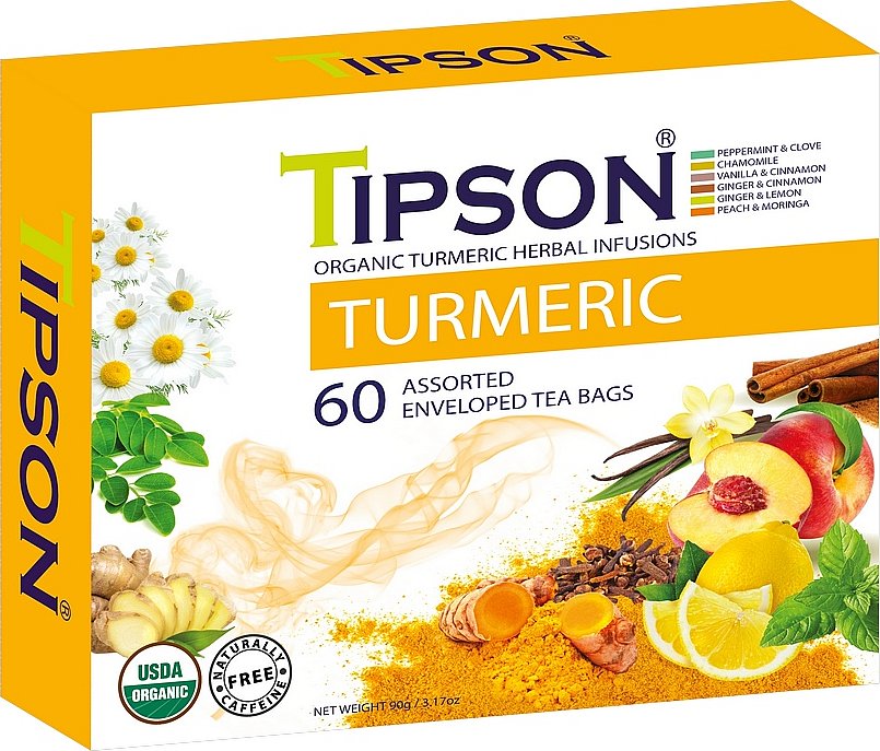 Tipson Tea Turmeric BIO 60x 1,5 g od 274 Kč - Zbozi.cz