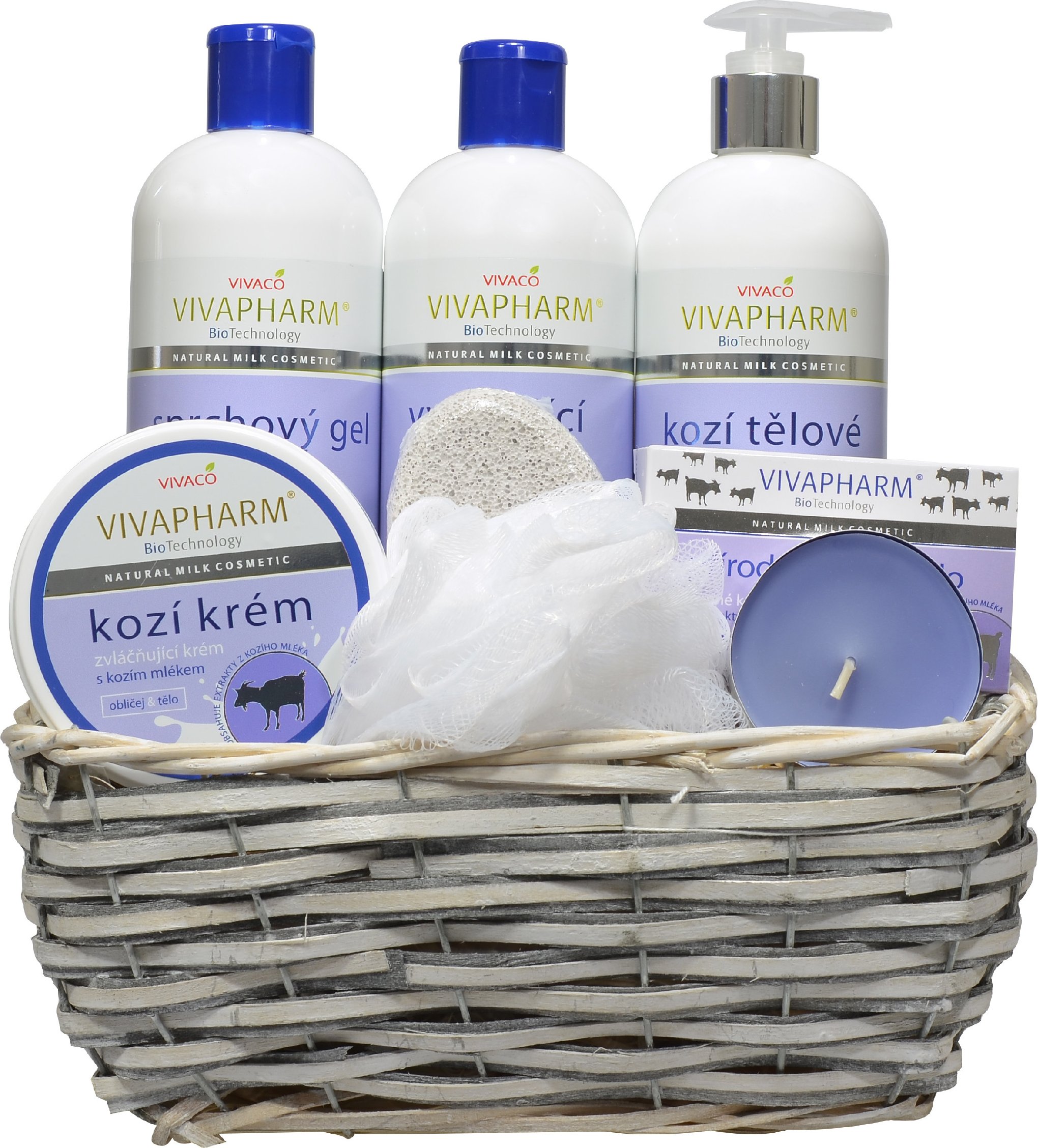 Vivaco VivaPharm VPK2301 dárkový koš kosmetiky s kozím mlékem - Zbozi.cz