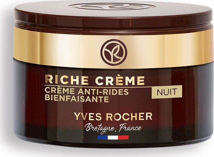 Yves Rocher Riche Crème noční péče proti vráskám 50 ml od 1 350 Kč ...