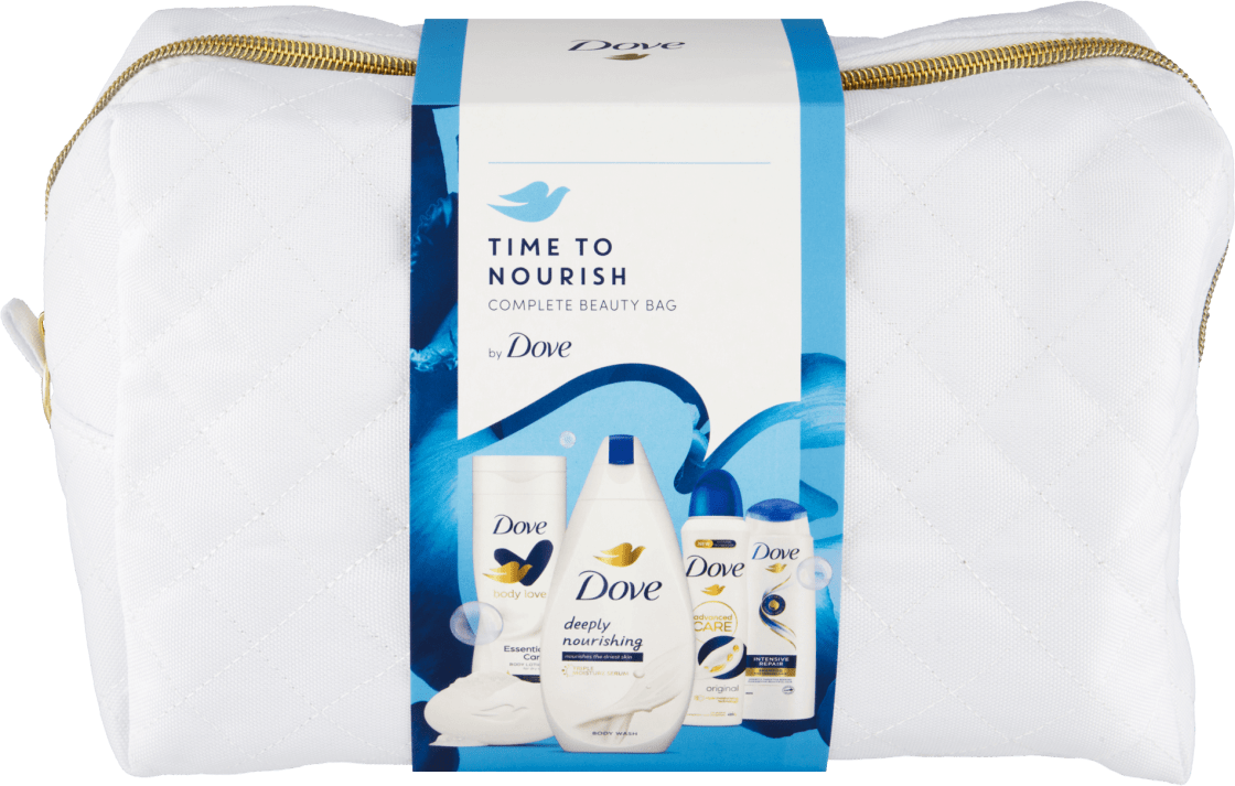 DOVE Time To Nourish Complete Beauty Bag dárková sada - Zbozi.cz