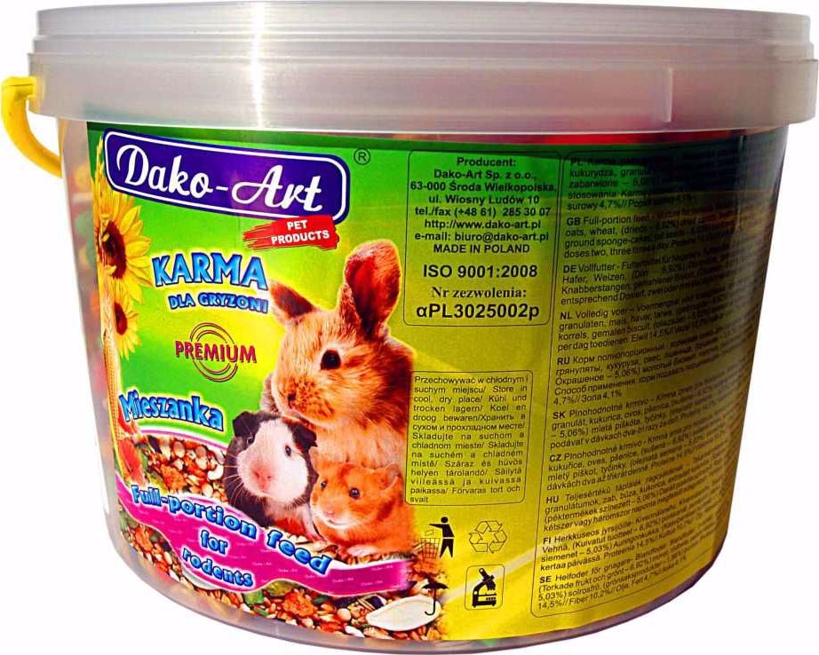 Dako - Art Krmivo pro hlodavce 5 l od 145 Kč - Zbozi.cz