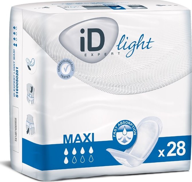 Ontex iD Expert Light Maxi 28 ks od 234 Kč - Zbozi.cz