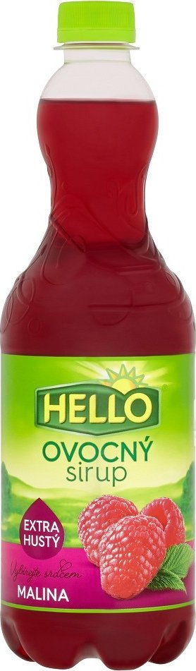 Hello Ovocný sirup extra hustý malina 0,7 l od 60 Kč - Zbozi.cz