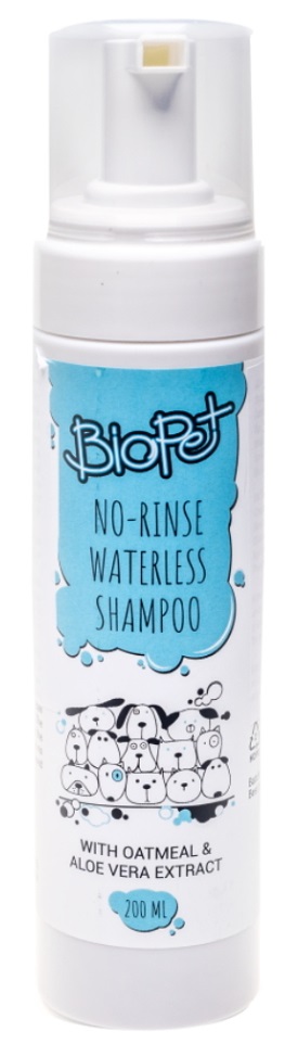 WERFFT Biopet No-Rinse Waterless Shampoo with Oatmeal and Aloe Vera ...