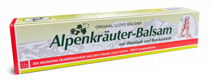 Original Lloyd Balsam Alpenkräuter Balsam s listem vinné révy a ...