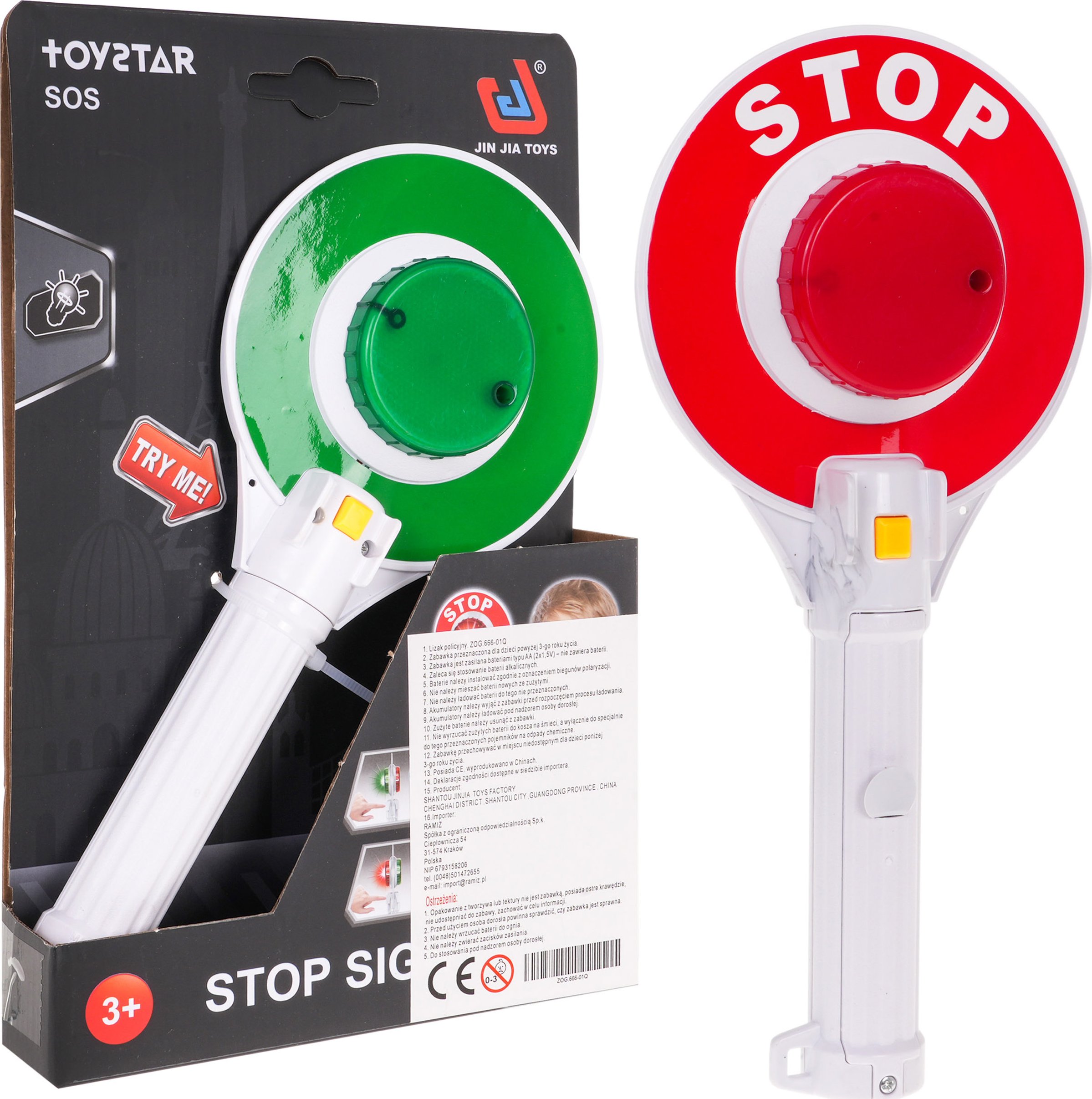 Stop Sign policejní plácačka 23,5 x 10,5 x 4 cm - Zbozi.cz