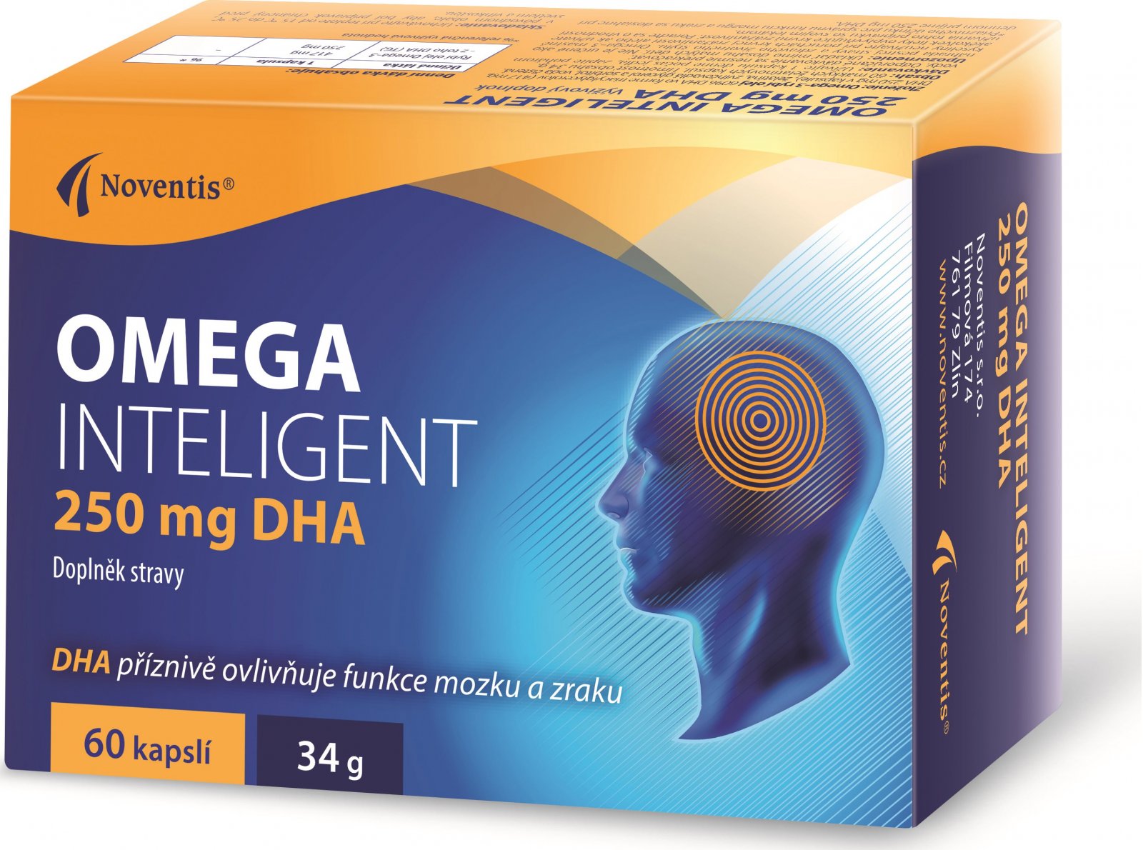 Noventis Omega Inteligent 250 mg DHA 60 cps. - Zbozi.cz