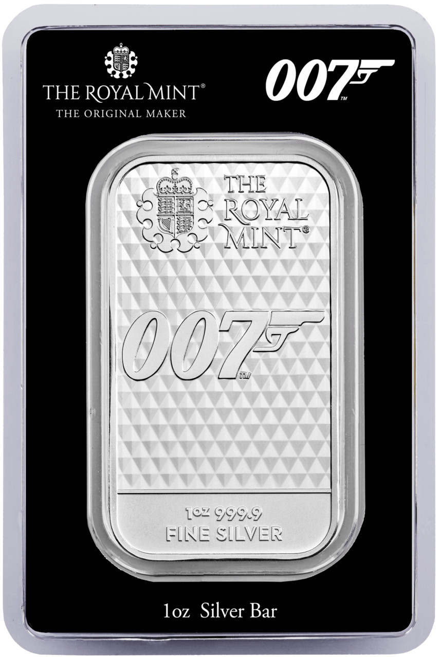 The Royal Mint Stříbrný slitek 1 oz James Bond 007 Diamonds Are Forever ...