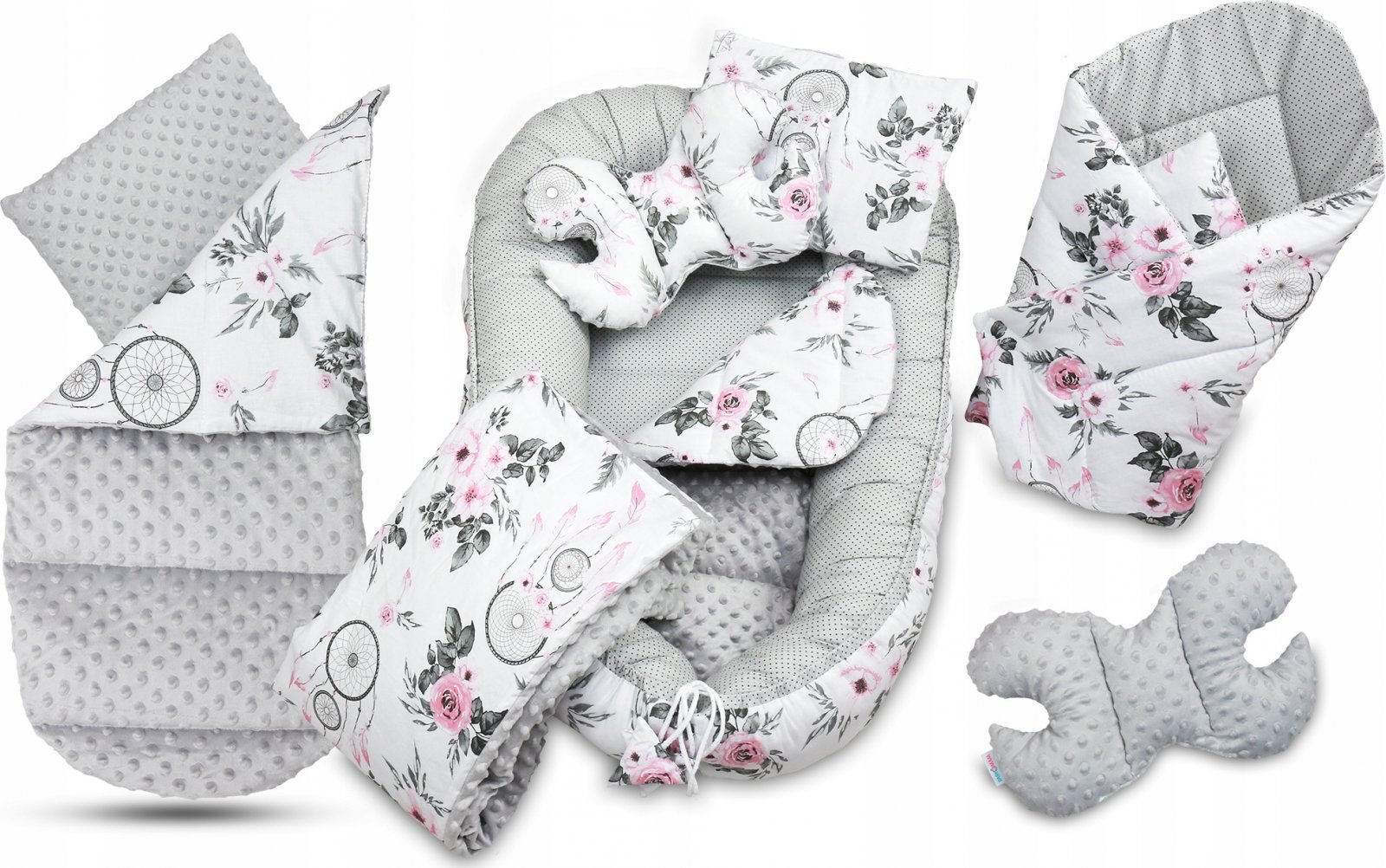 Oboustranné hnízdečko pro miminko 6v1 vzor 727 - Zbozi.cz