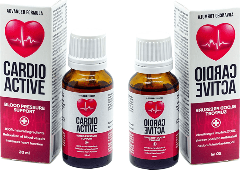 Cardio Active Kapky pro regulaci krevního tlaku + zdraví ...