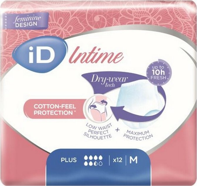 Ontex iD Pants Intime Plus 5551265120 M 12 ks od 298 Kč - Zbozi.cz