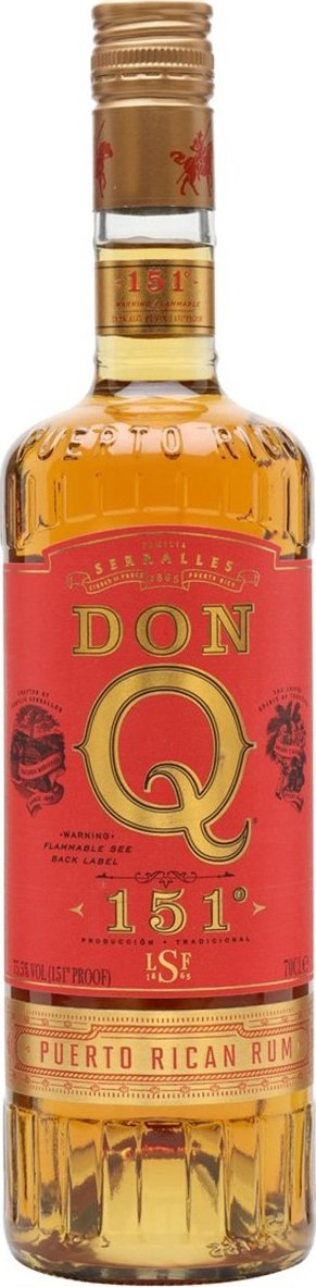 Don Q 151° Proof 75,5 % 0,7 l od 700 Kč - Zbozi.cz