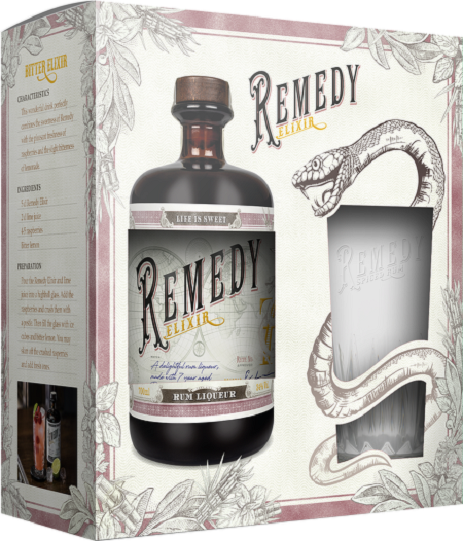 Remedy Elixir 34 % 0,7 l + sklenice od 548 Kč - Zbozi.cz