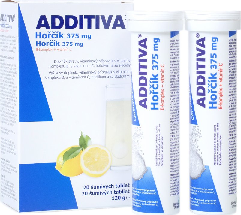 Dr. Scheffler Additiva Horčík 375 mg 2x 10 tbl. od 77 Kč - Zbozi.cz