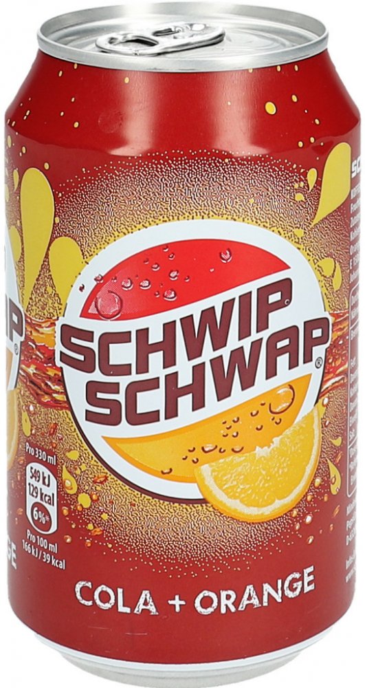 Pepsi Schwip Schwap Cola and Orange plech 330 ml - Zbozi.cz