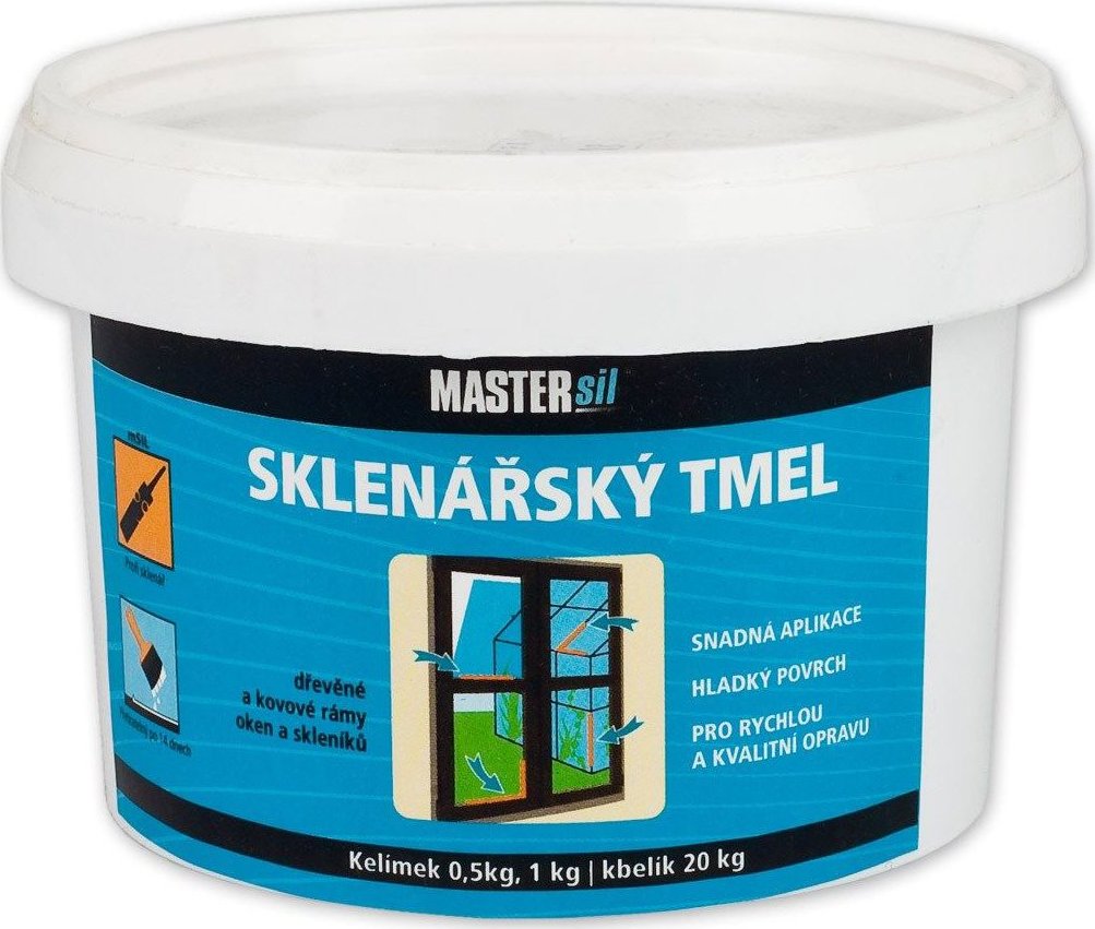 MASTERsil Sklenářský tmel šedo-bílý 500 g od 49 Kč - Zbozi.cz